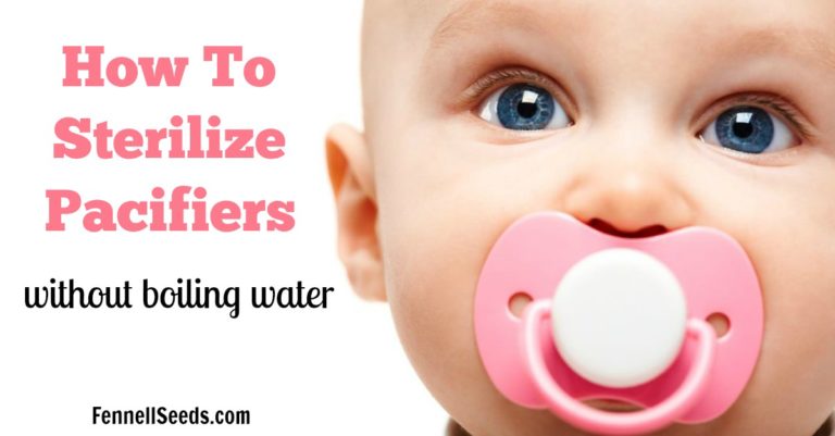 How To Sterilize Pacifiers Without Boiling Water