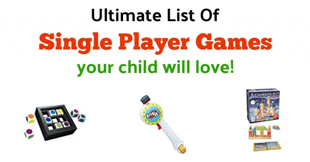Amazing One Player (Single Player) Games that Kids Love